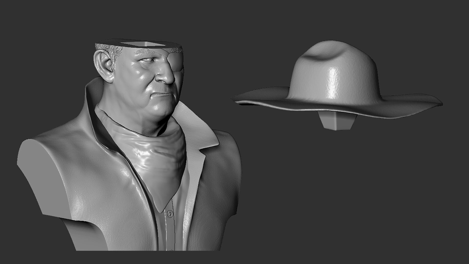 John Wayne STL 3d Model - Etsy
