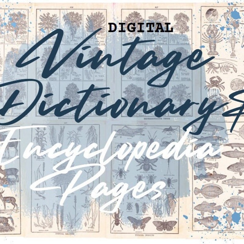 Antique Dictionary - Etsy