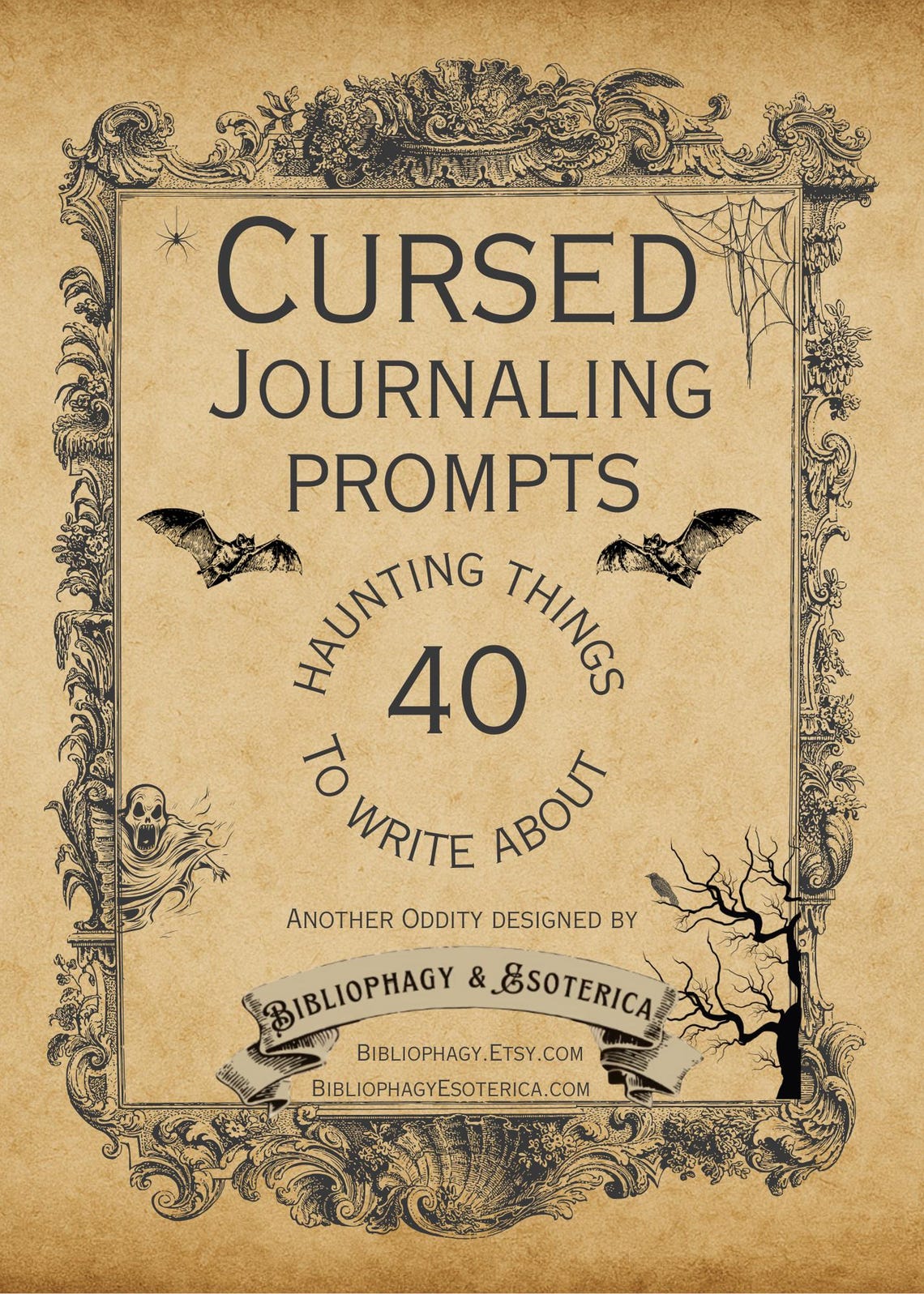 40 Cursed Journal Prompts, Printable Writing Inspiration (digital ...