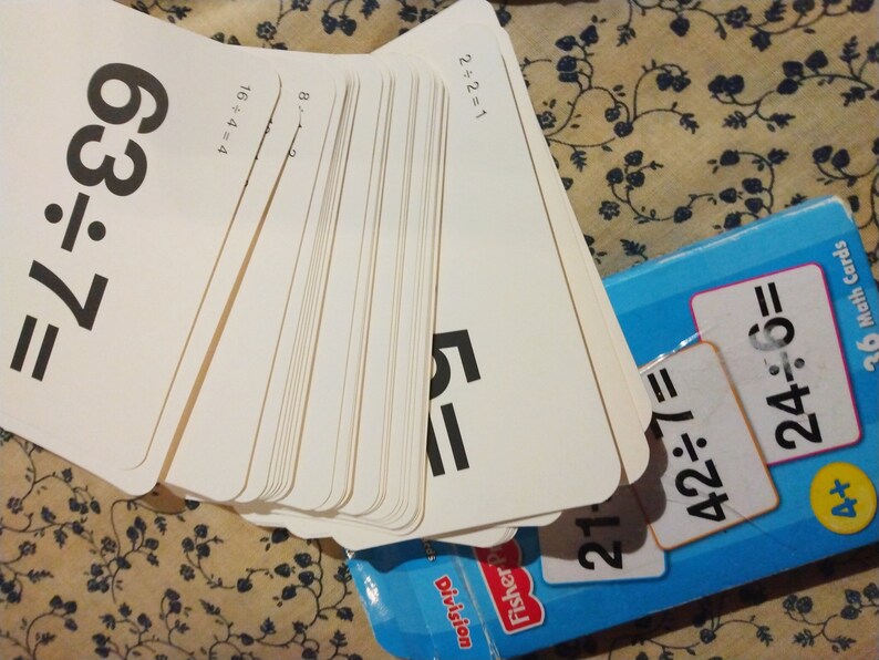 Vintage Card Bundle / Junk Journal Supply / Game Cards & Flash Cards - Etsy