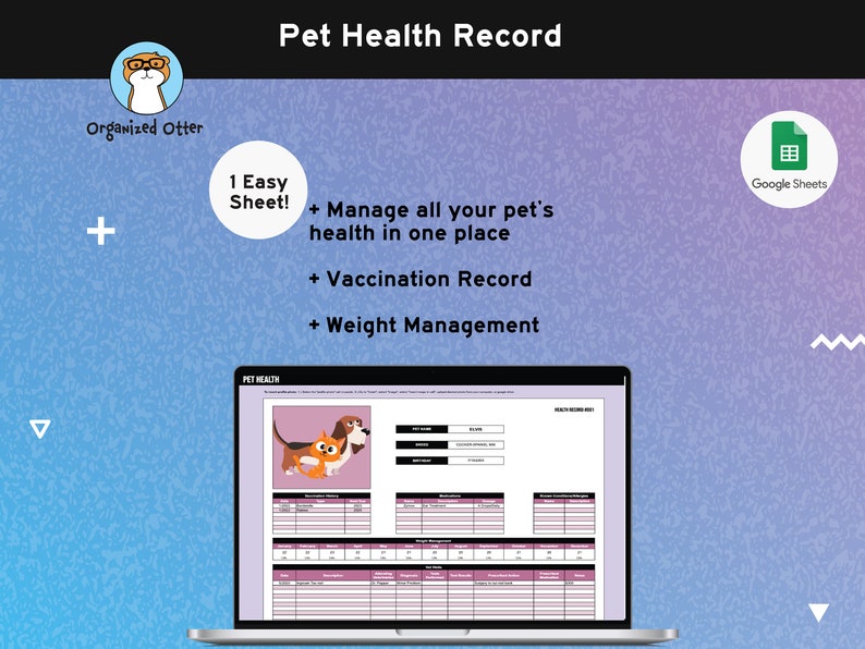 Pet Wellness Companion: the Ultimate Pet Health Tracker - Etsy