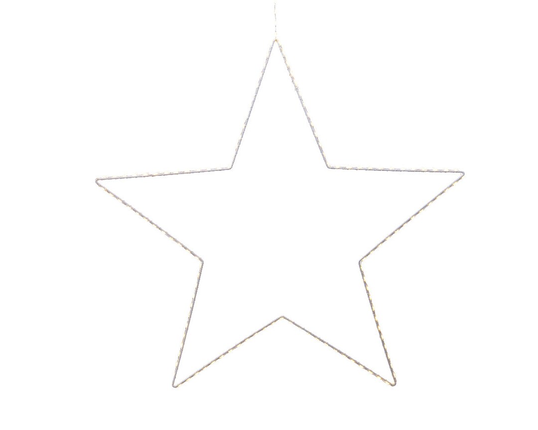 Lumineo, Micro LED Frame Lighting Star Shape - 130L Outdoor, 38 Cm ...