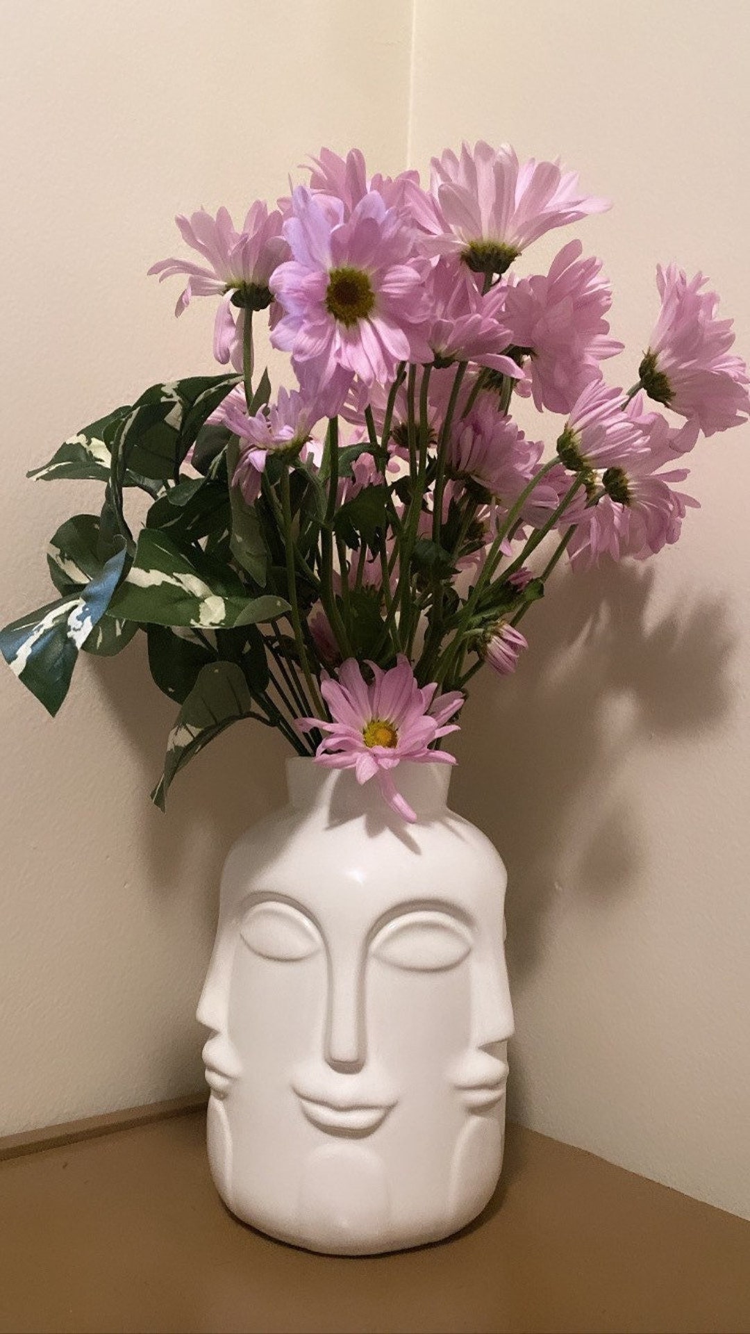Multi-face Vase: White Ceramic, Nordic Decor - Etsy