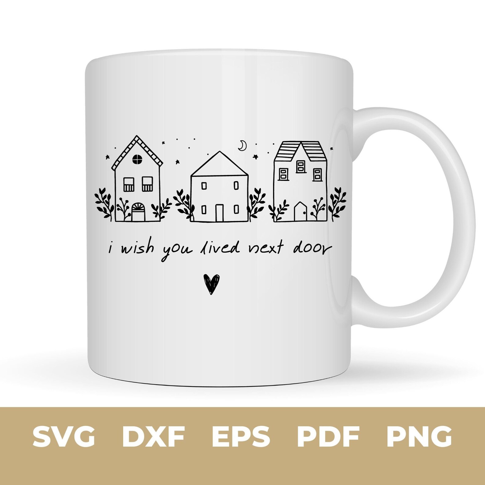 I Wish You Lived Next Door SVG Bundle | Best Friends SVG | Long ...