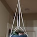 Large, No Tassel, Handmade Macrame Holder for Planter, Plate, Large ...