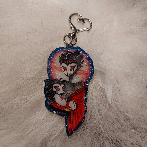 Helluva Boss Stolas & Octavia Keychain | Etsy