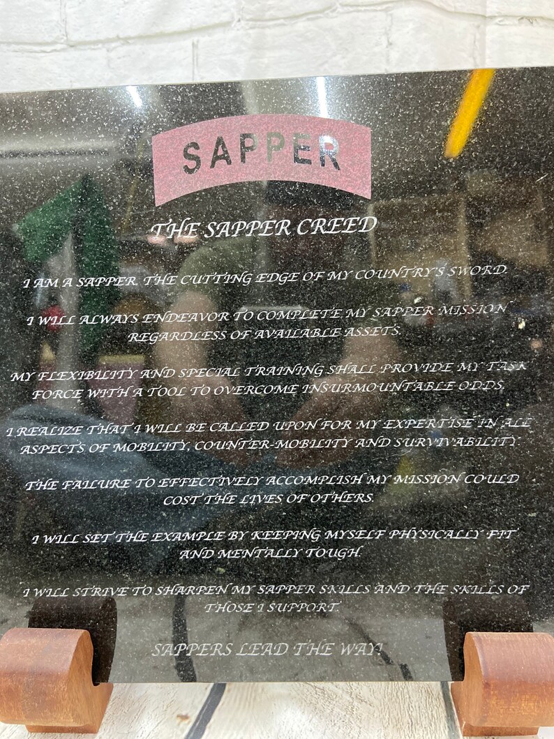 Sapper Creed - Etsy