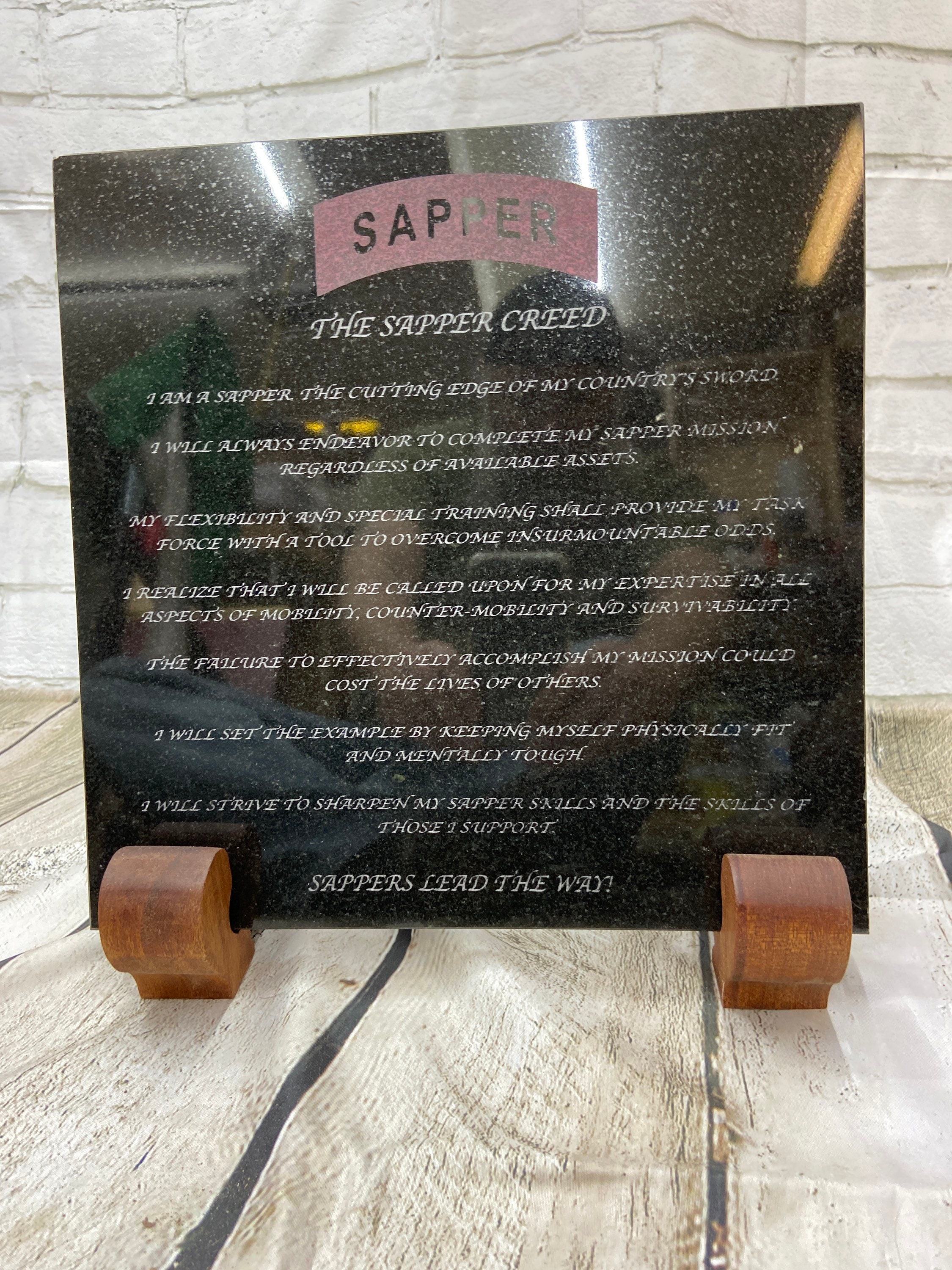 Sapper Creed - Etsy