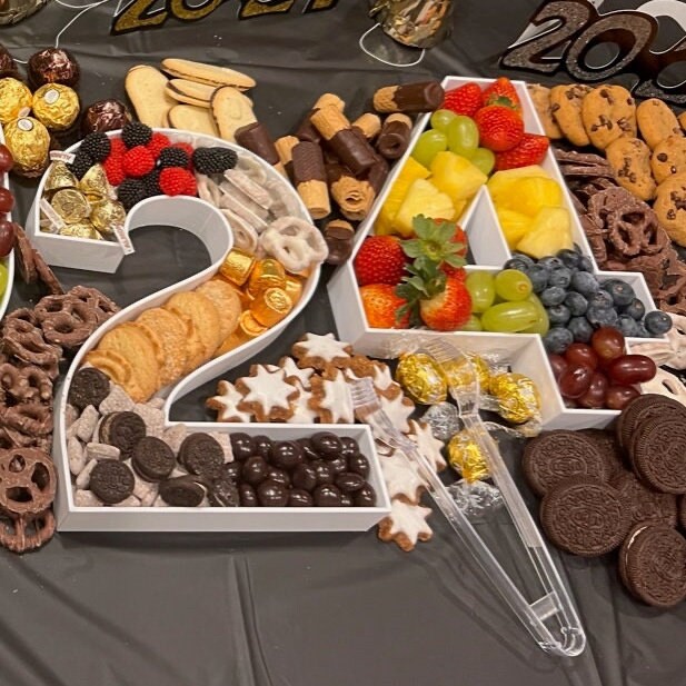 Number Charcuterie Tray Number Box - Etsy