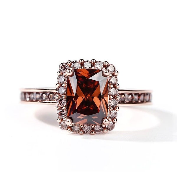 Chocolate Diamond Ring - Etsy