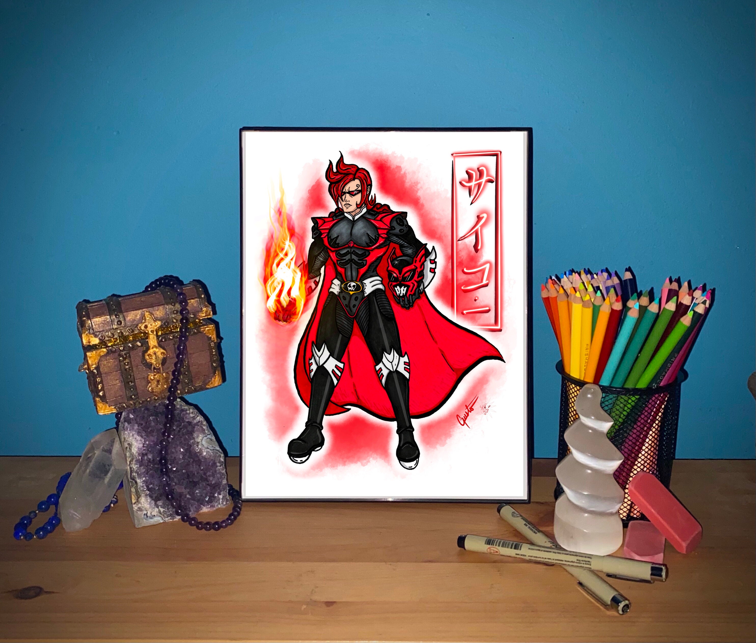 Psycho Vinsmoke Ichiji Ranger Digital Print, Large Print - Etsy