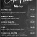 Coffee Shop Menu (10 Designs) ZERO WASTE PDF Digital Download ...