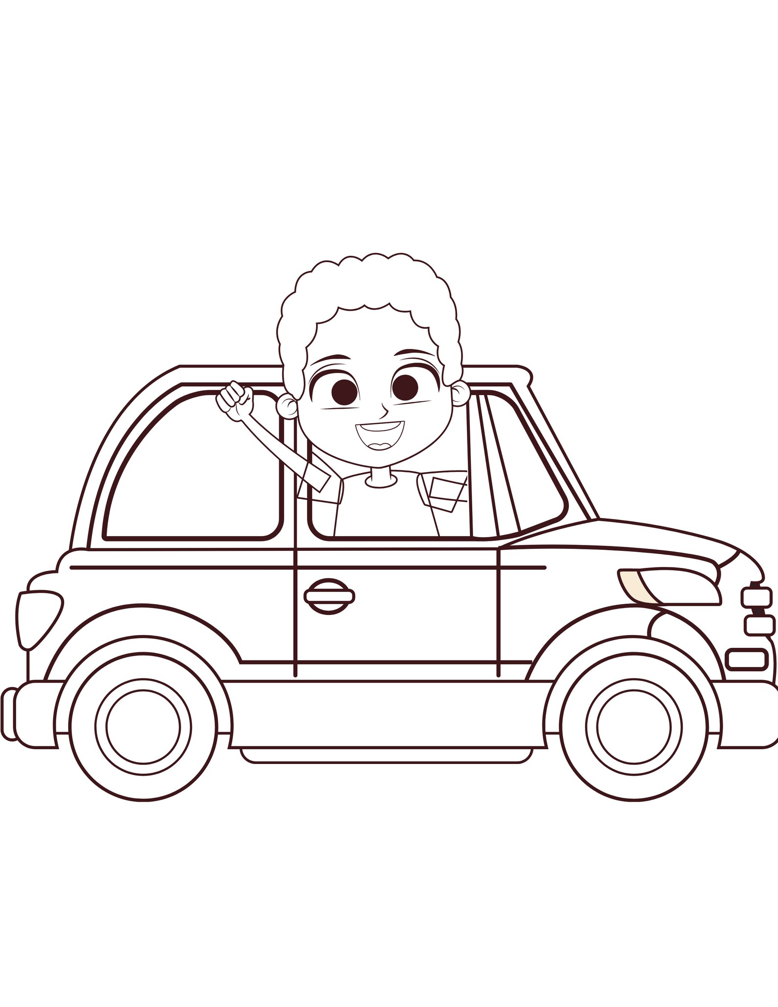 Kids and Cars Multicultural Educational Back to School Friends Easy ...