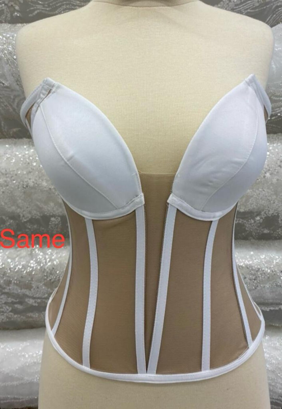 Custom Mesh Corset (soft Mesh/bobbinet) - Etsy