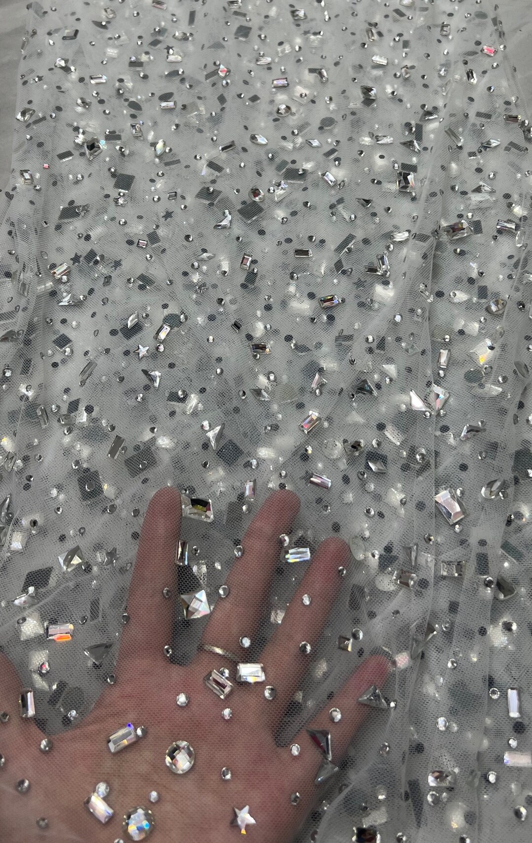 Luxury Beaded & Stones Lace - Etsy