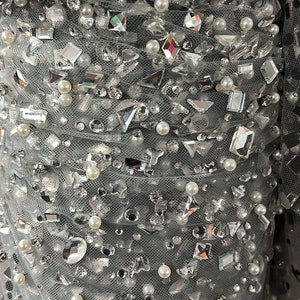 Luxury Beaded & Stones Lace - Etsy