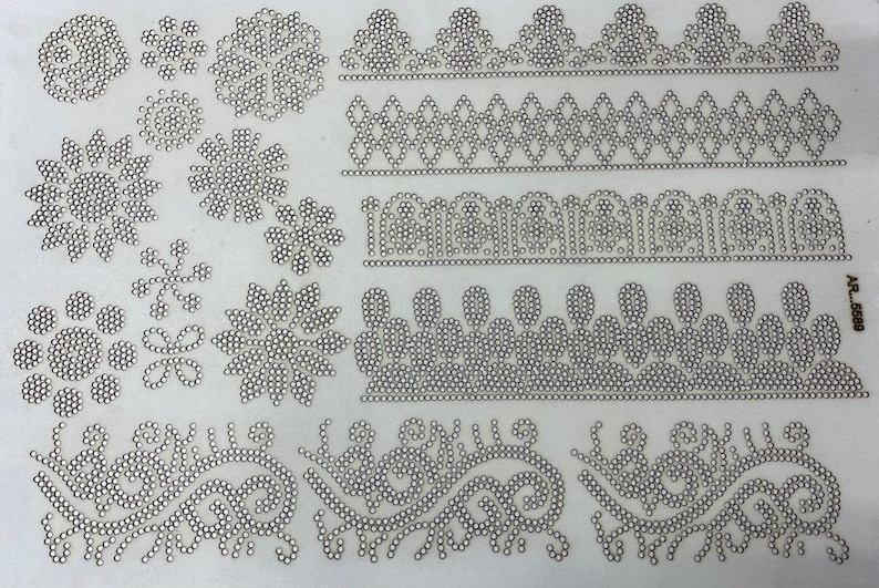 Rhinestone Template/pattern Board - Etsy