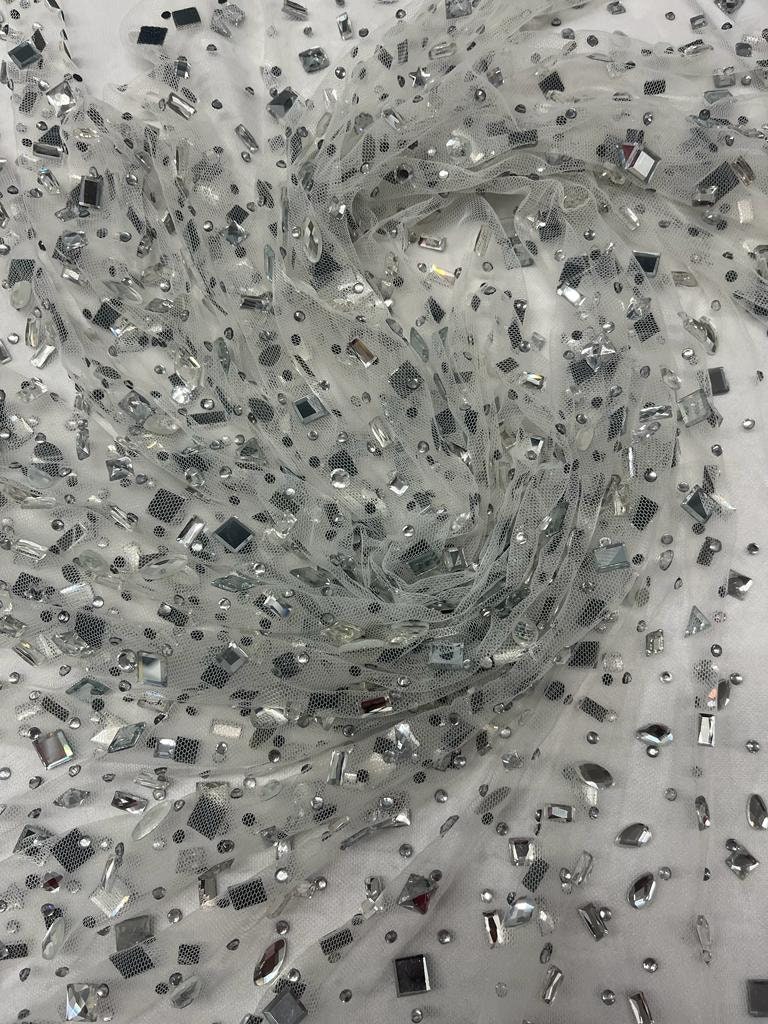 Luxury Beaded & Stones Lace - Etsy