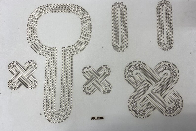 Rhinestone Template/pattern Board - Etsy