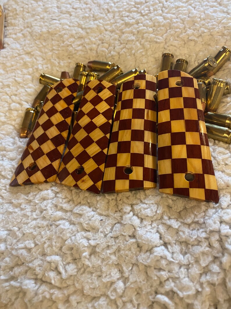 Custom Laminated Wood 1911 Grips Full Size - Etsy