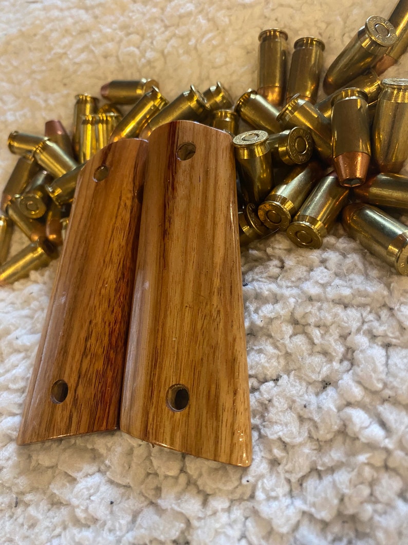 Custom Canary Wood 1911 Grips Full Size - Etsy