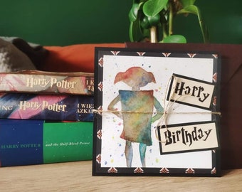 Dobby Birthday Card - Etsy