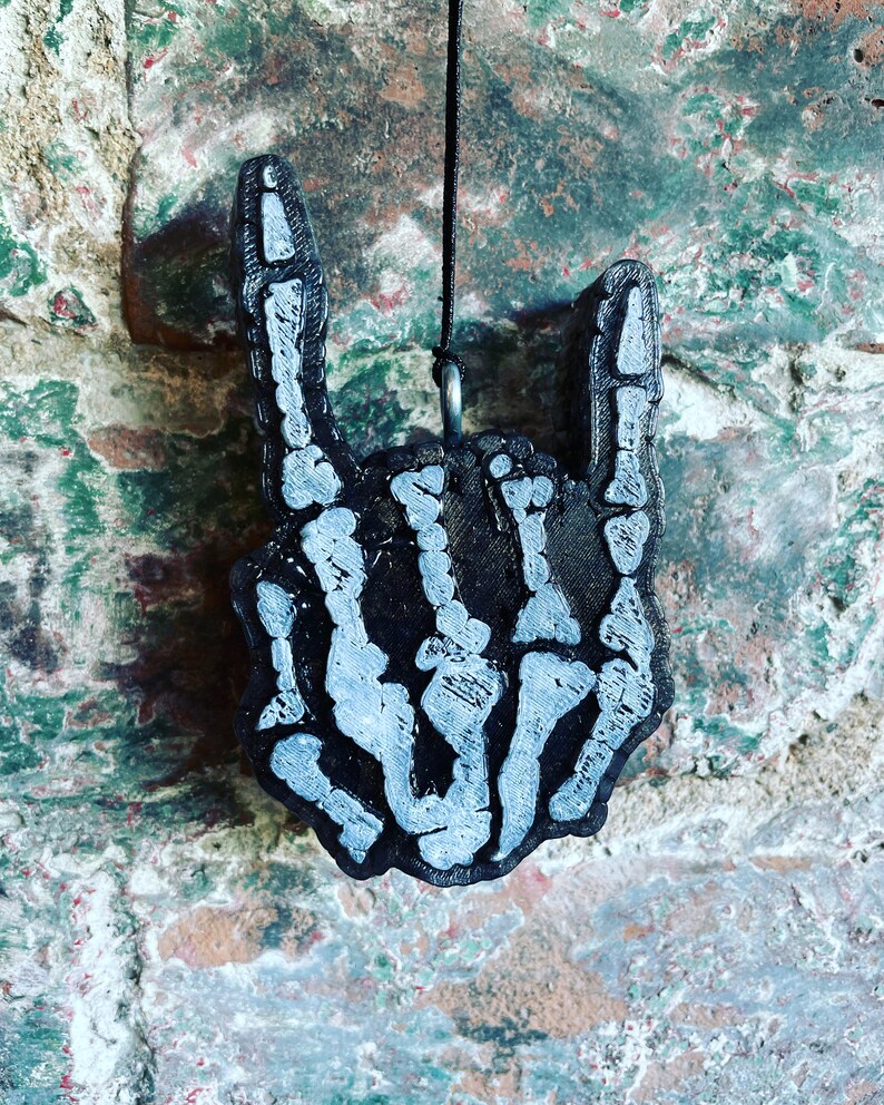 Rocker Skeleton Hand Freshie - Etsy