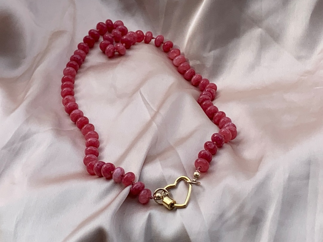 POP of Color Raspberry Red Pink Strawberry Gemstone Candy Heart ...