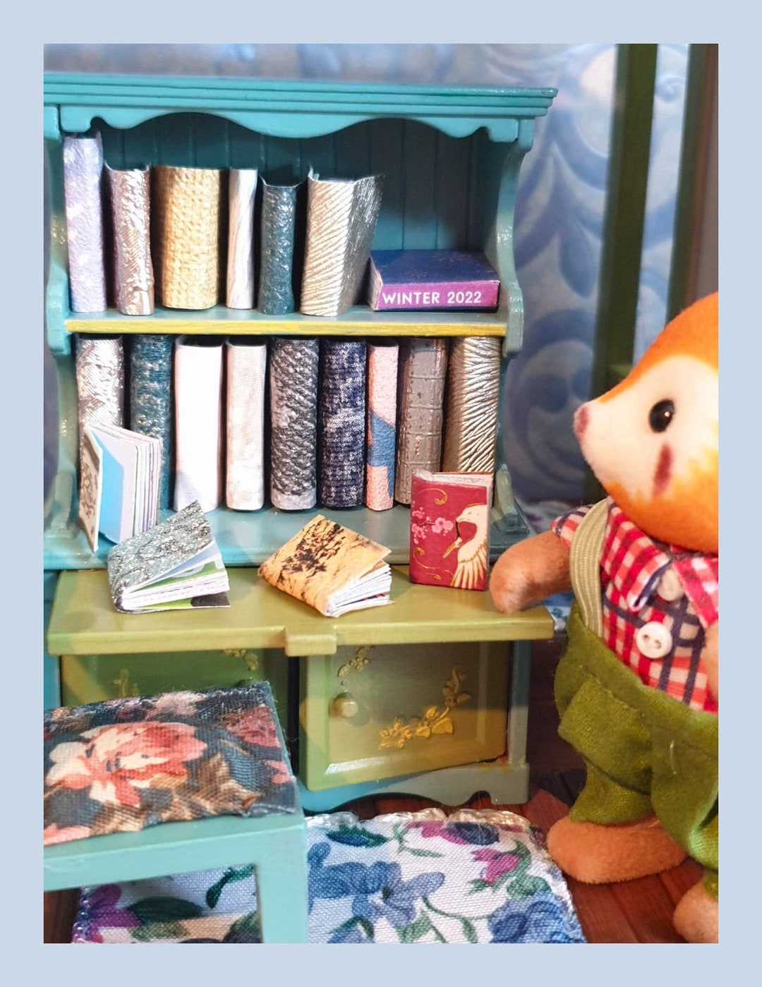Miniature Books, Critter Families Dolls House Diary, 60 Page Journal ...