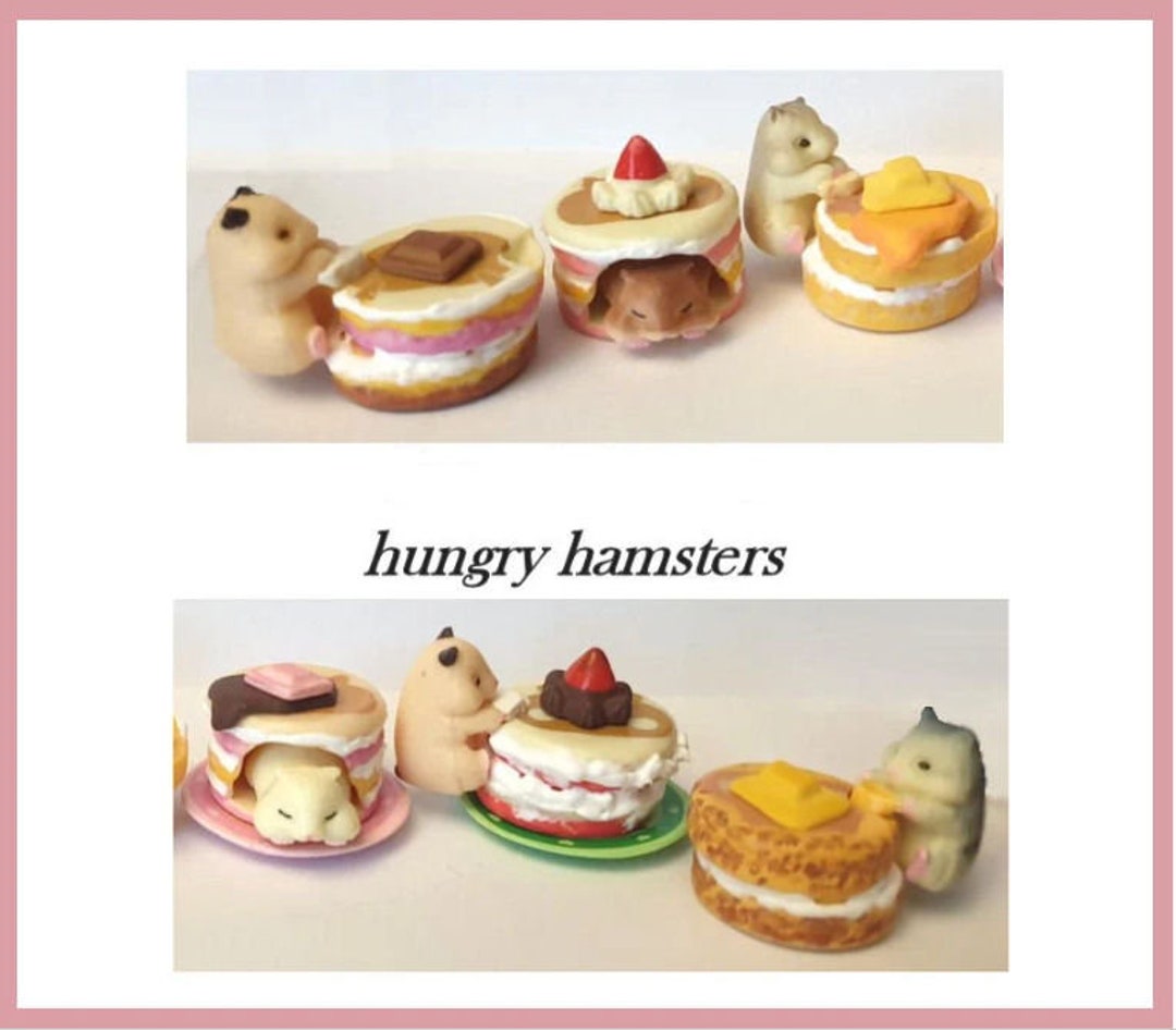Hamster Figure,toy, Cute Kawaii Cake, Stackable Party Favours, Gift ...