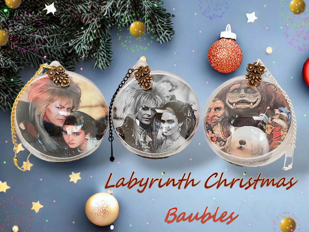 Labyrinth Crystal Ball, Christmas Decoration, Bauble. Jareth, Sarah ...