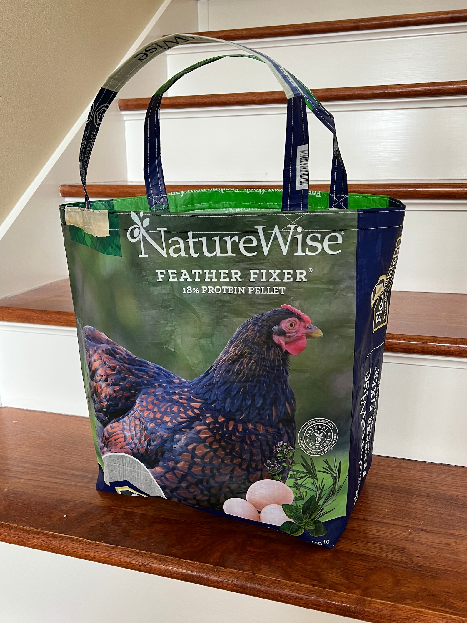 Upcycled Feed Bag Tote - Etsy