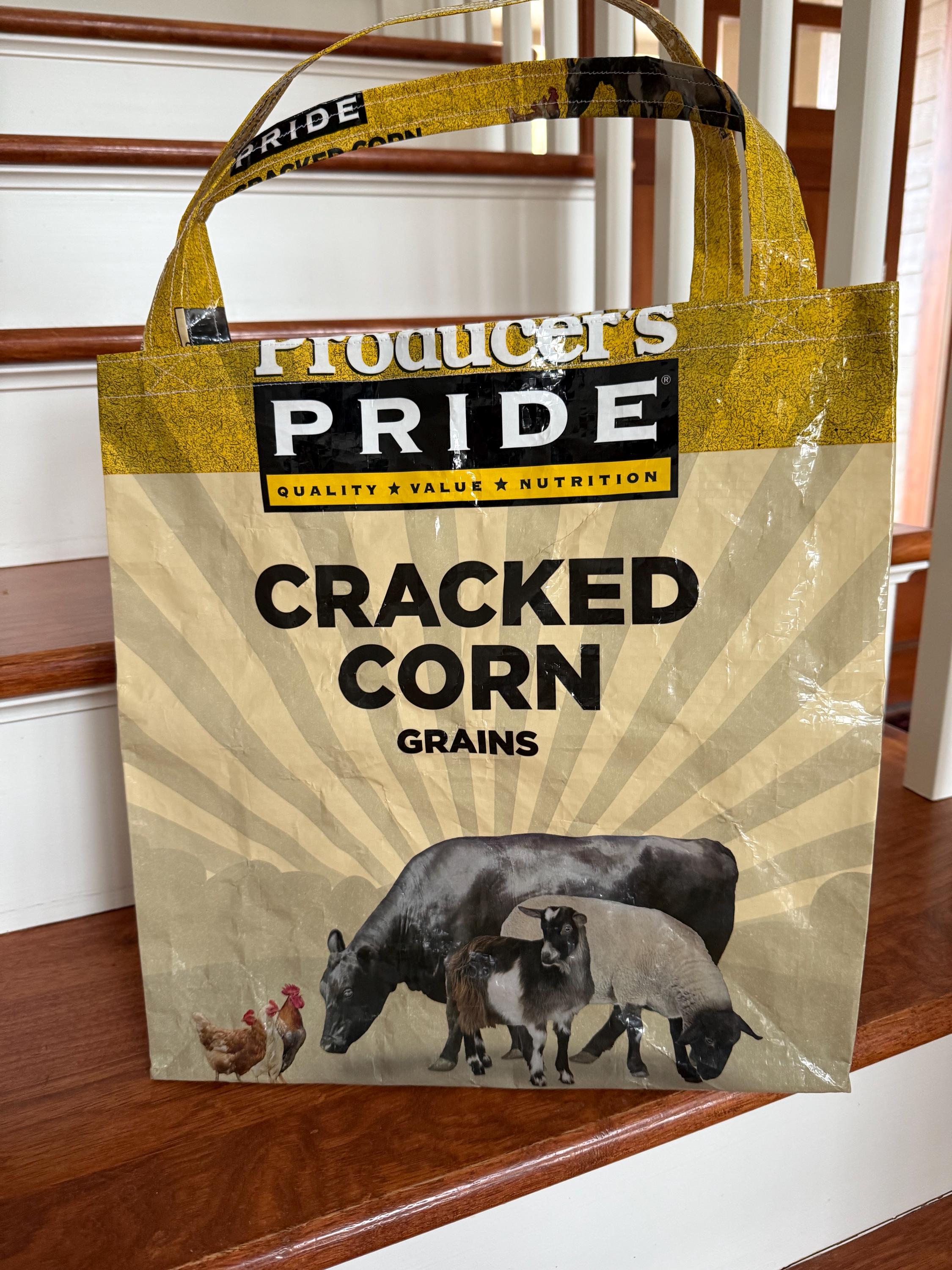 Upcycled Feed Bag Tote - Etsy