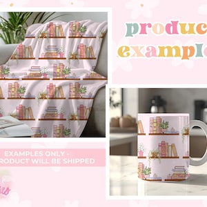 Bookshelf Seamless Pattern Digital Download, Book Seamless File ...