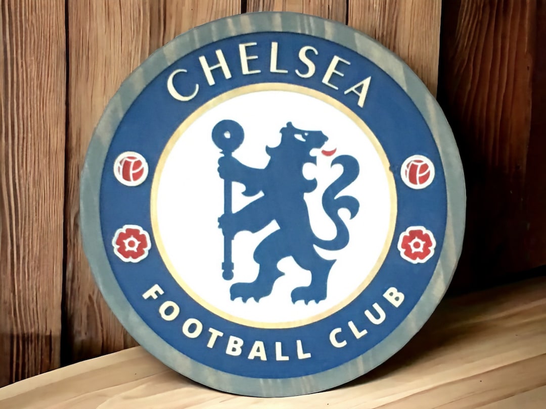 Chelsea Football Club Hand-carved Wooden Sign . Free Fast Shipping. - Etsy