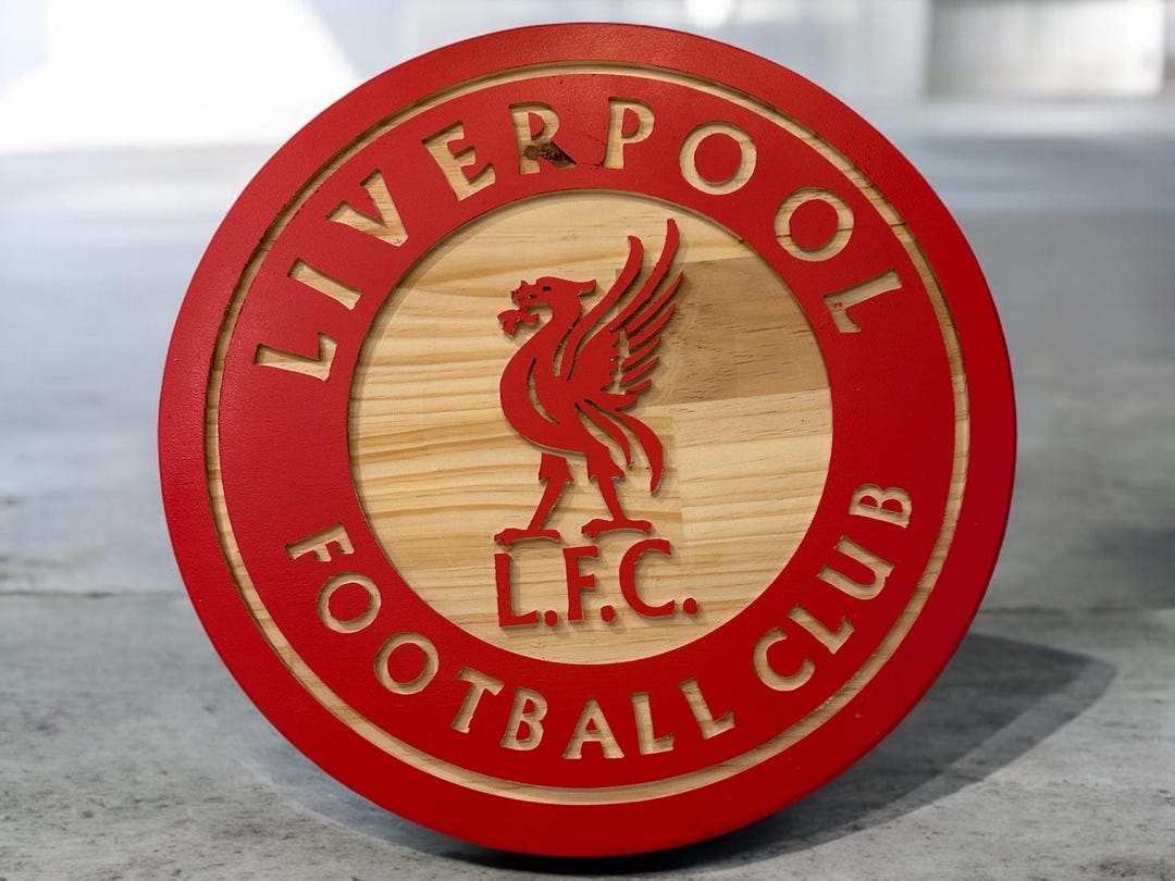 Liverpool FC Wood Sign. Free Shipping. Order by 12-20-24 to Arrive by ...