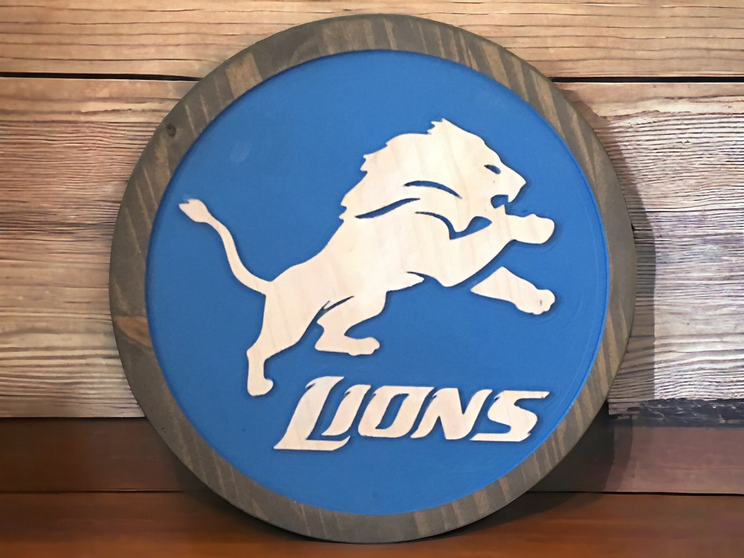 Detroit Lions Wood Carved Signs - Etsy