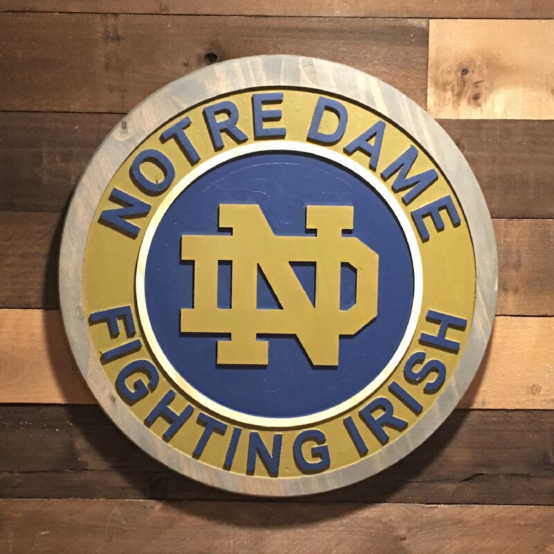 Notre Dame Sign - Etsy