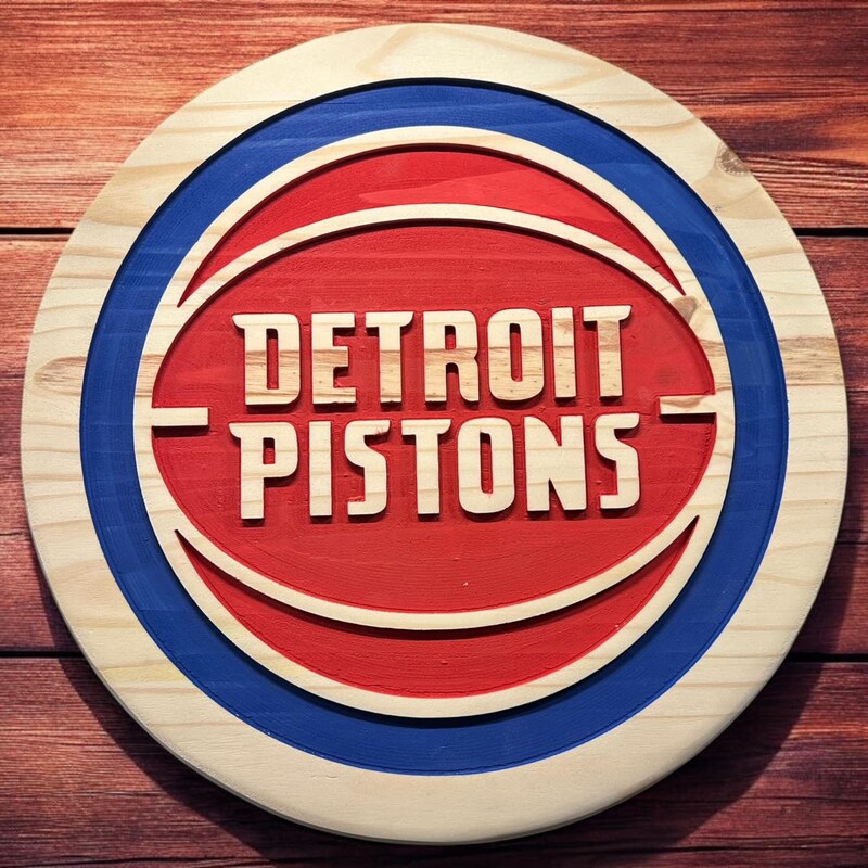 Pistons Basketball - Etsy