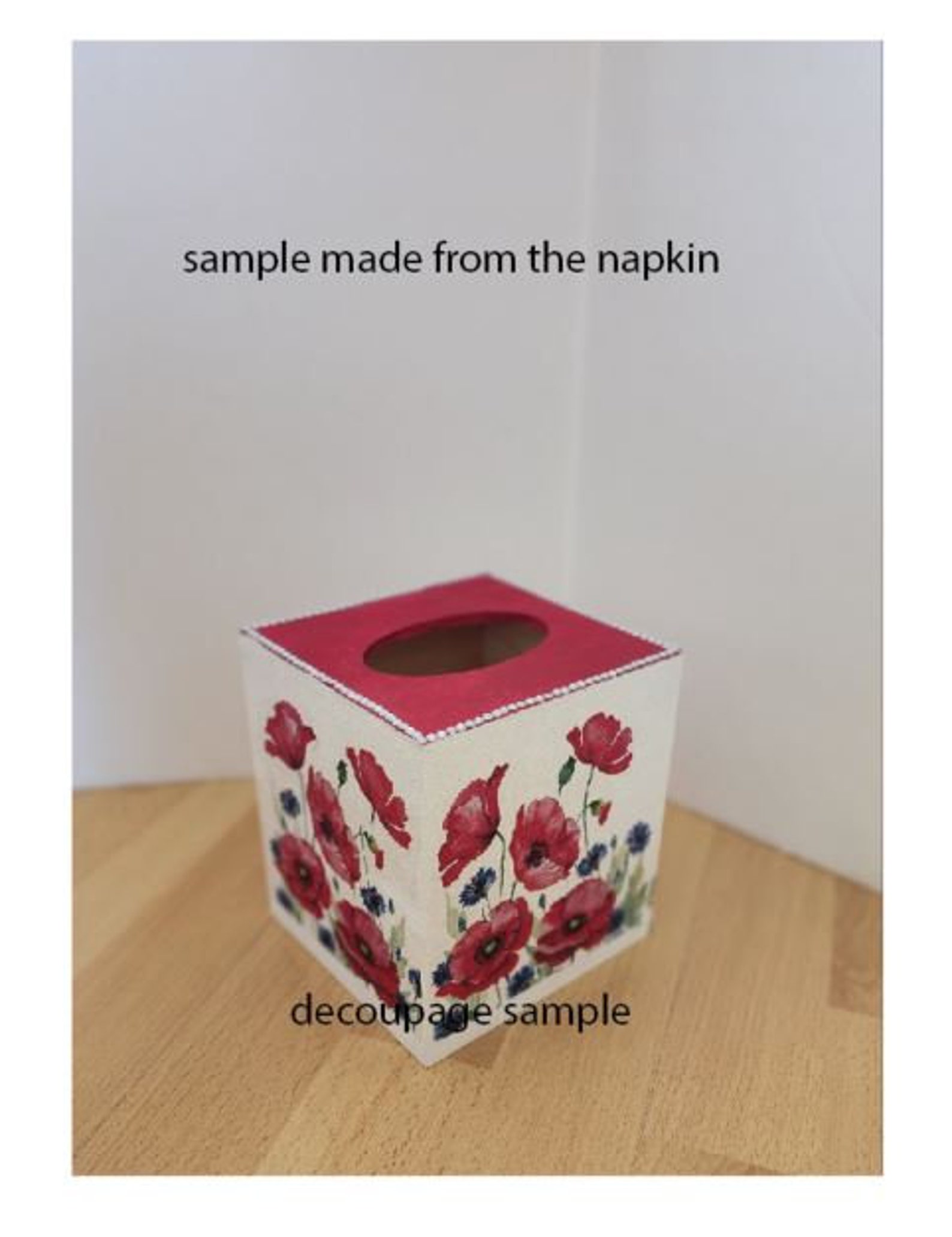 2 5x 5 Poppy Flowers Decoupage Napkins Paper - Etsy