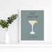 Set of 12 Alcohol Drinks, Cocktail Retro Posters, Bar Cart Prints ...