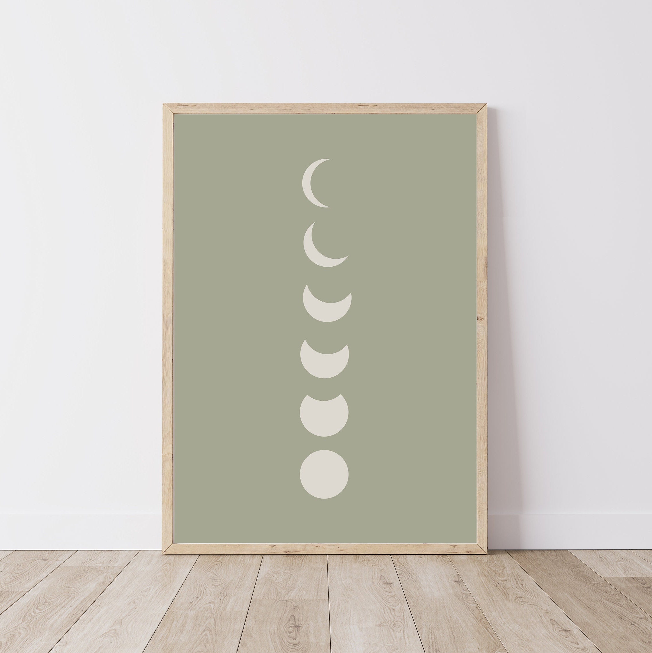 Sage Green Print Set of 5 Boho Gallery Wall Print Set Sage | Etsy