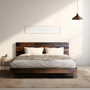 Rampart Bed - Quick Ship - Modern Rustic - Solid Wood - Platform Bed ...