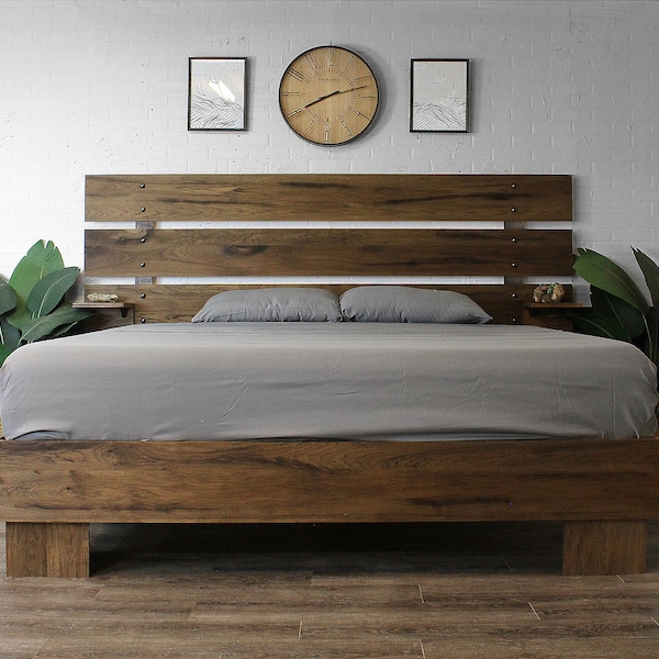Rustic Bed Frame - Etsy