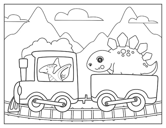 Dinosaur Train Coloring Pages Dongs