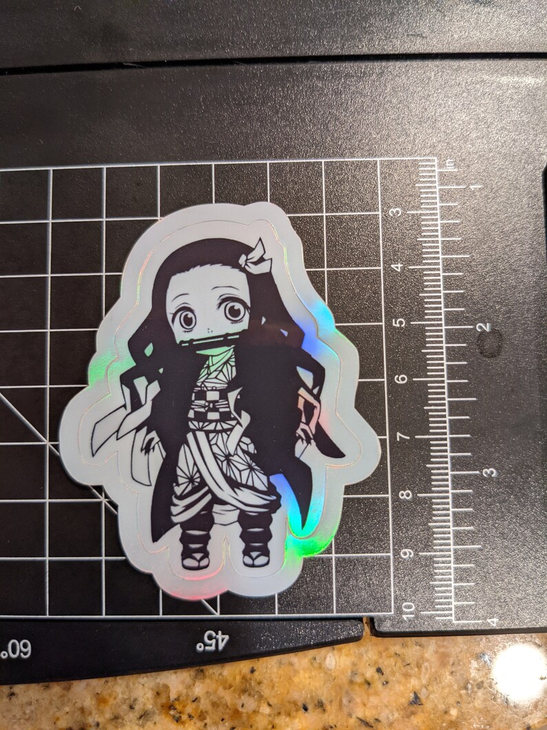 Demon Slayer Nezuko Kamado Full Body Outline Waterproof | Etsy