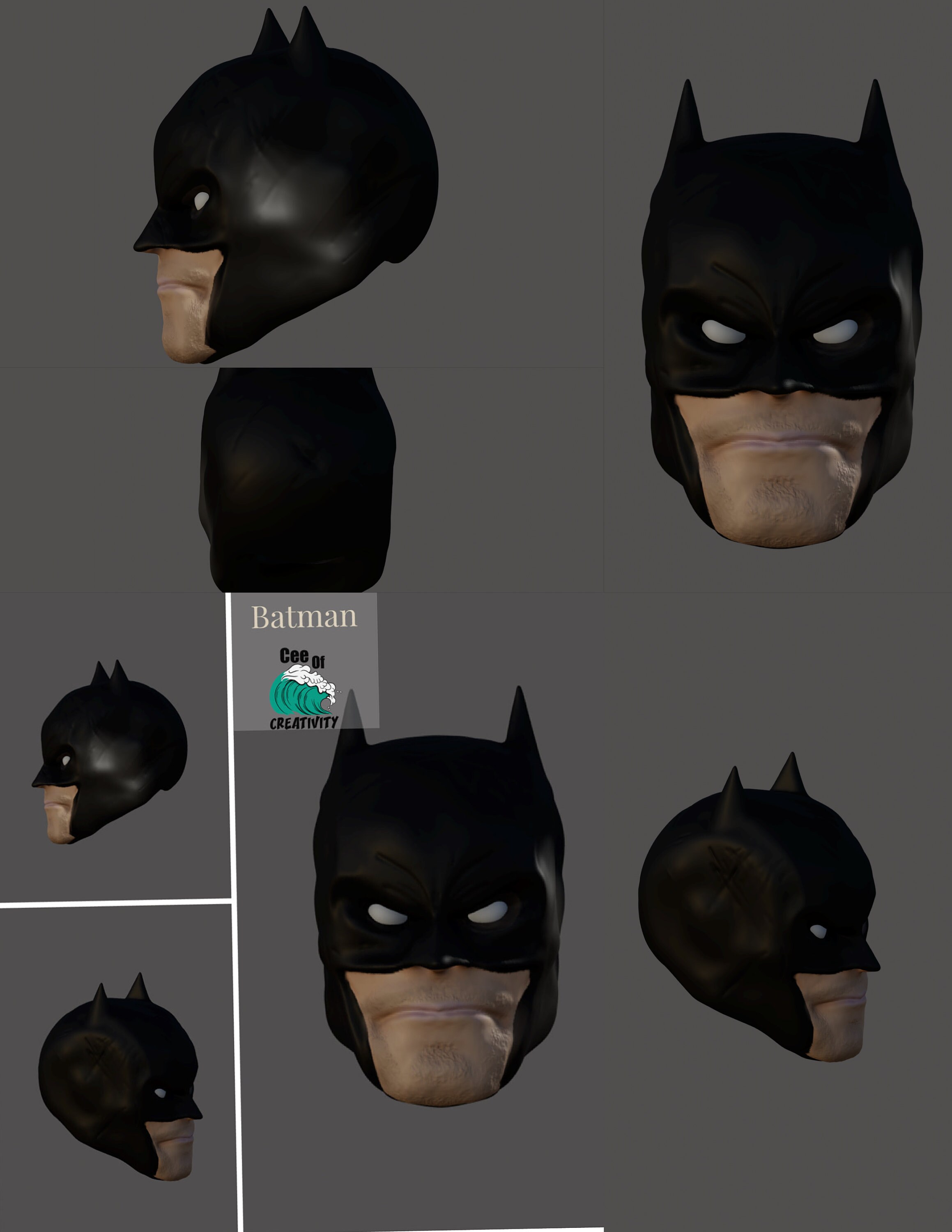 Custom Head Sculpt, 1/10 or 1/12 Customized Action Figure Head Sculpt ...