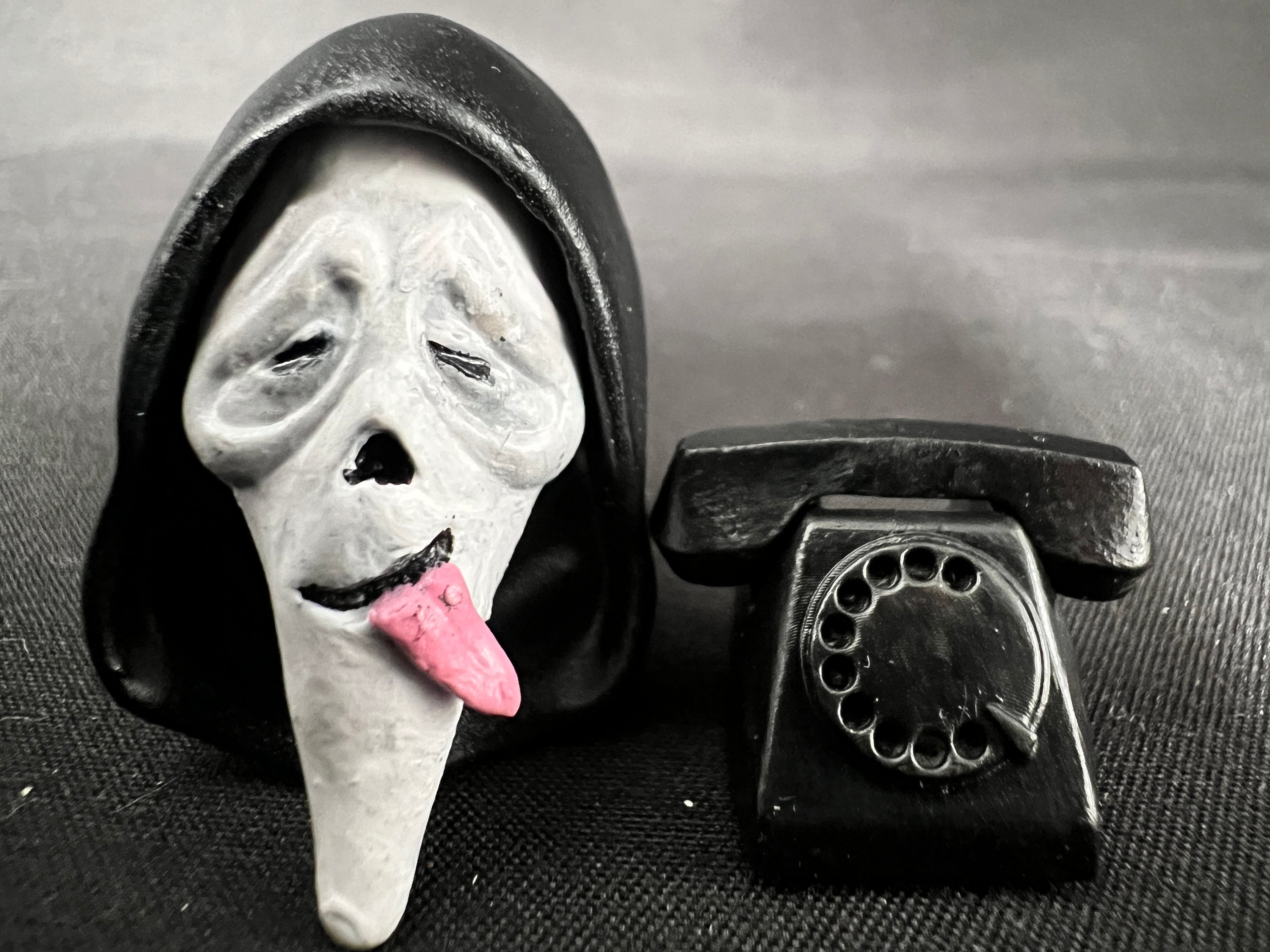 Custom Ghost Fun Inspired Head Sculpt, With FREE PHONE, Funny, Horror ...