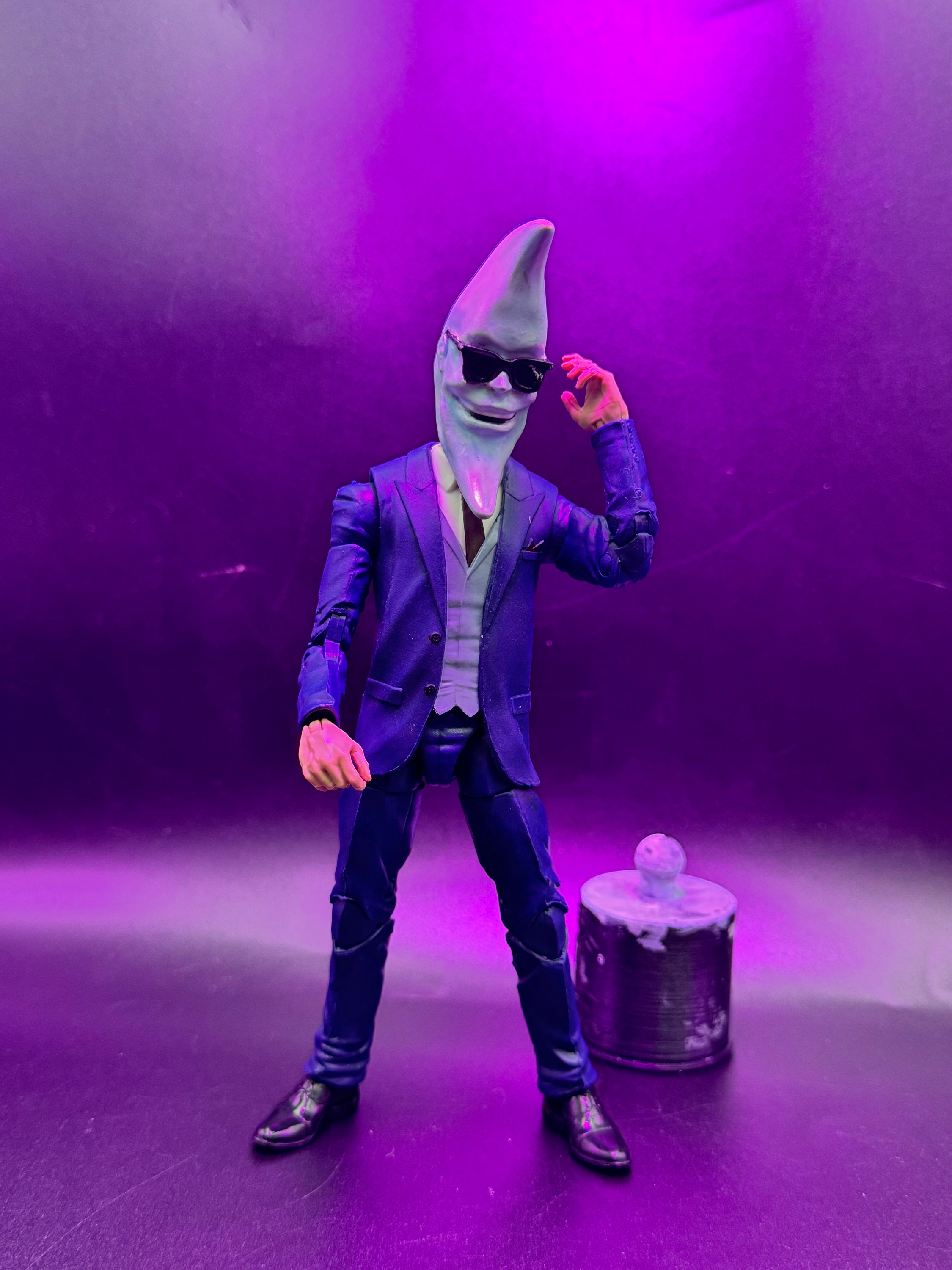 Moon Man, Custom Head Sculpt, 1/10 or 1/12 Action Figure Head Sculpt ...