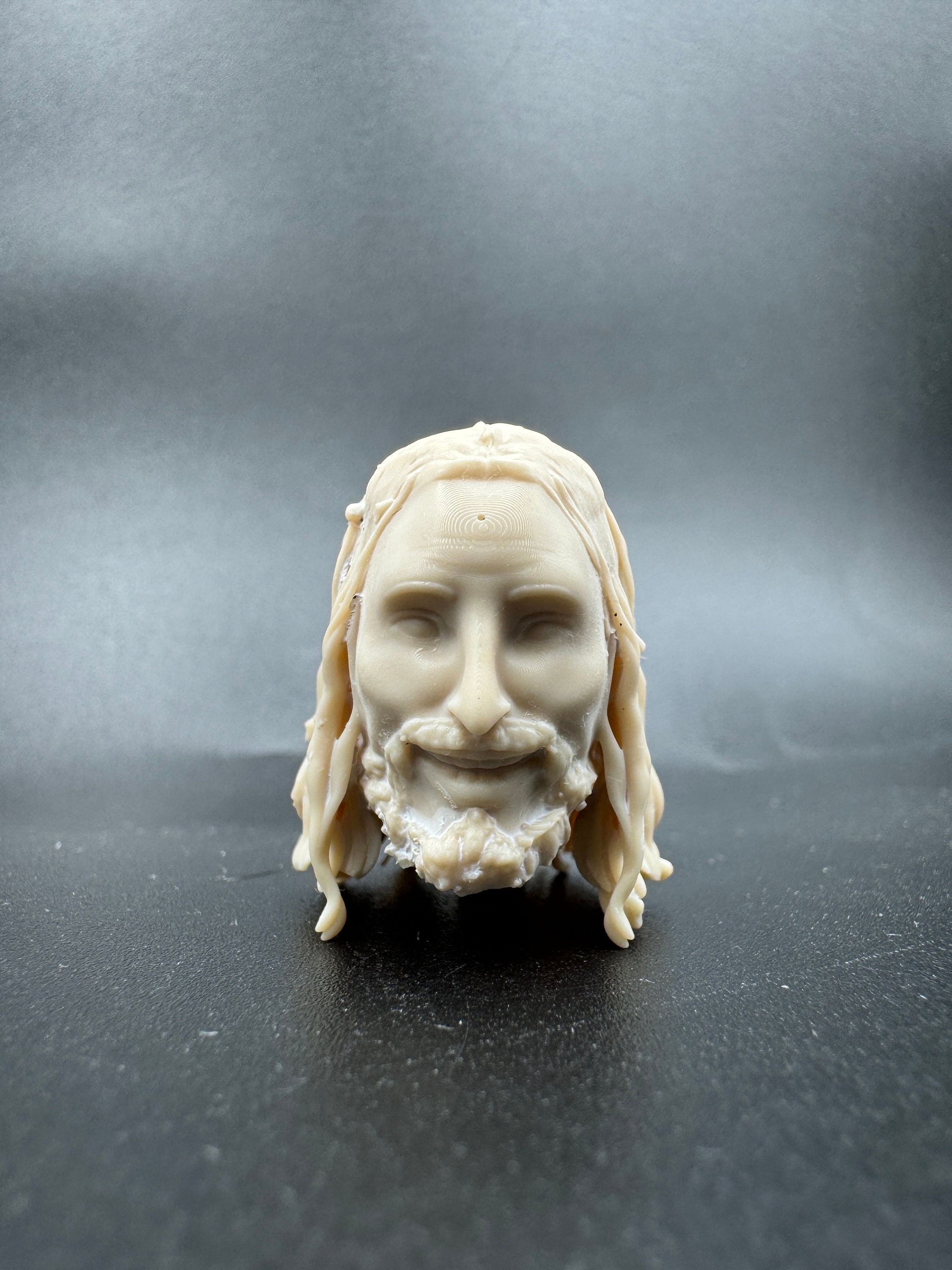 Jesus Christ Custom Head Sculpt, 1/10 or 1/12 Action Figure Head Sculpt ...